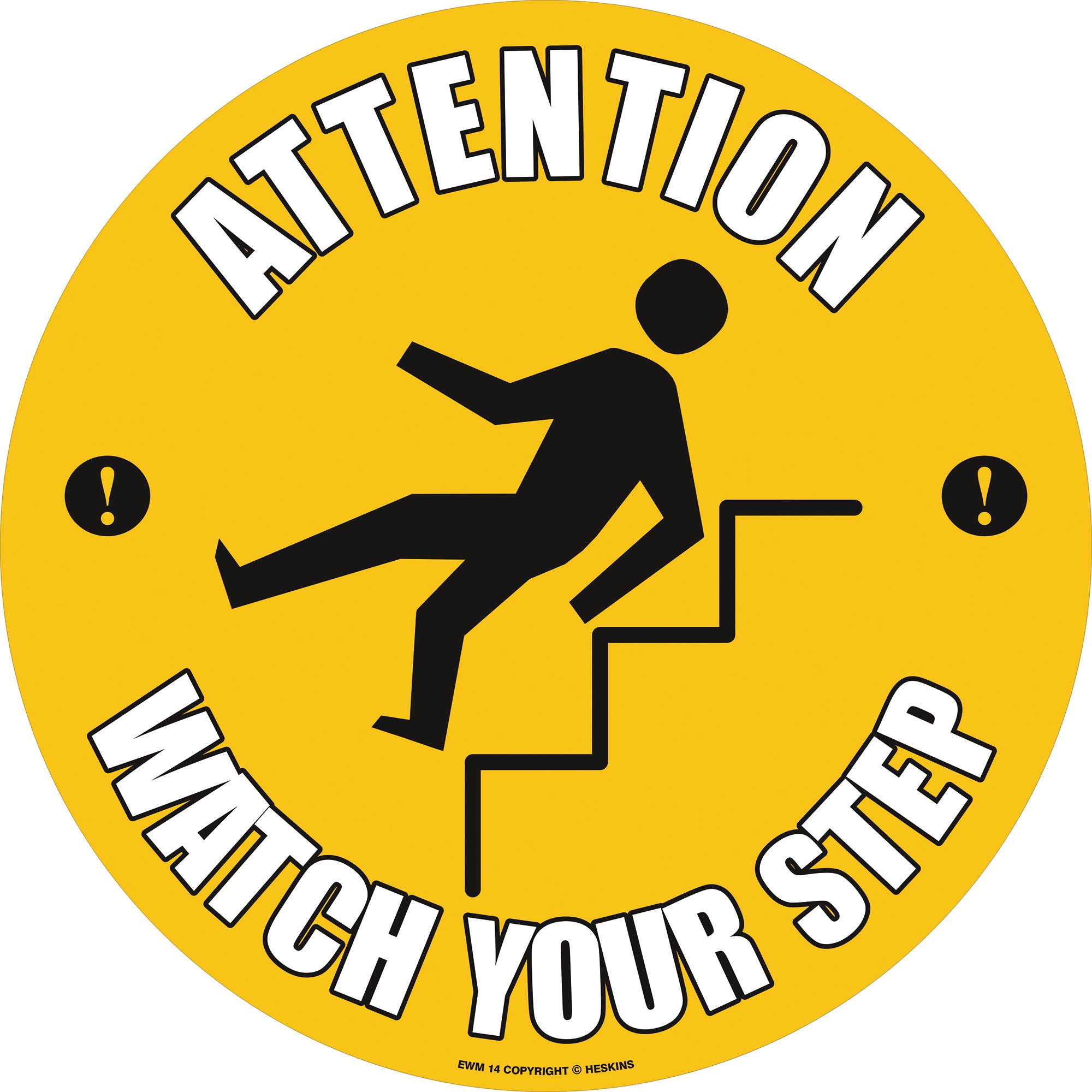 PROline Floor Sign - 430mm - Attention Watch Your Step